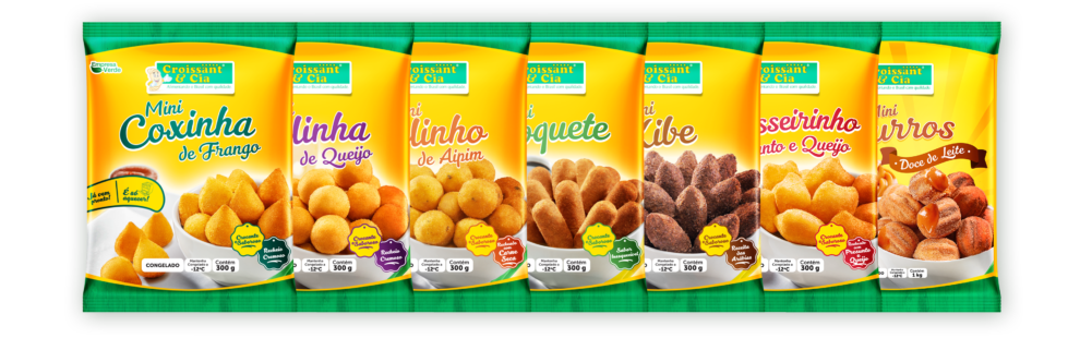 MINI SALGADOS FRITOS - Pacote 1 Kg